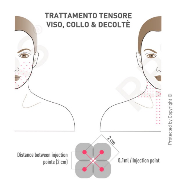 RRS® HA TENSOR LIFT - 6 fiale - Ialuronico DMAE Vitamine Antiossidanti ...